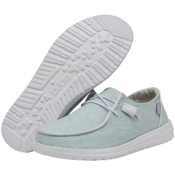 Hey Dude | Shoes | Hey Dude Womens Wendy Boho Stitch Slip On In Sky ...